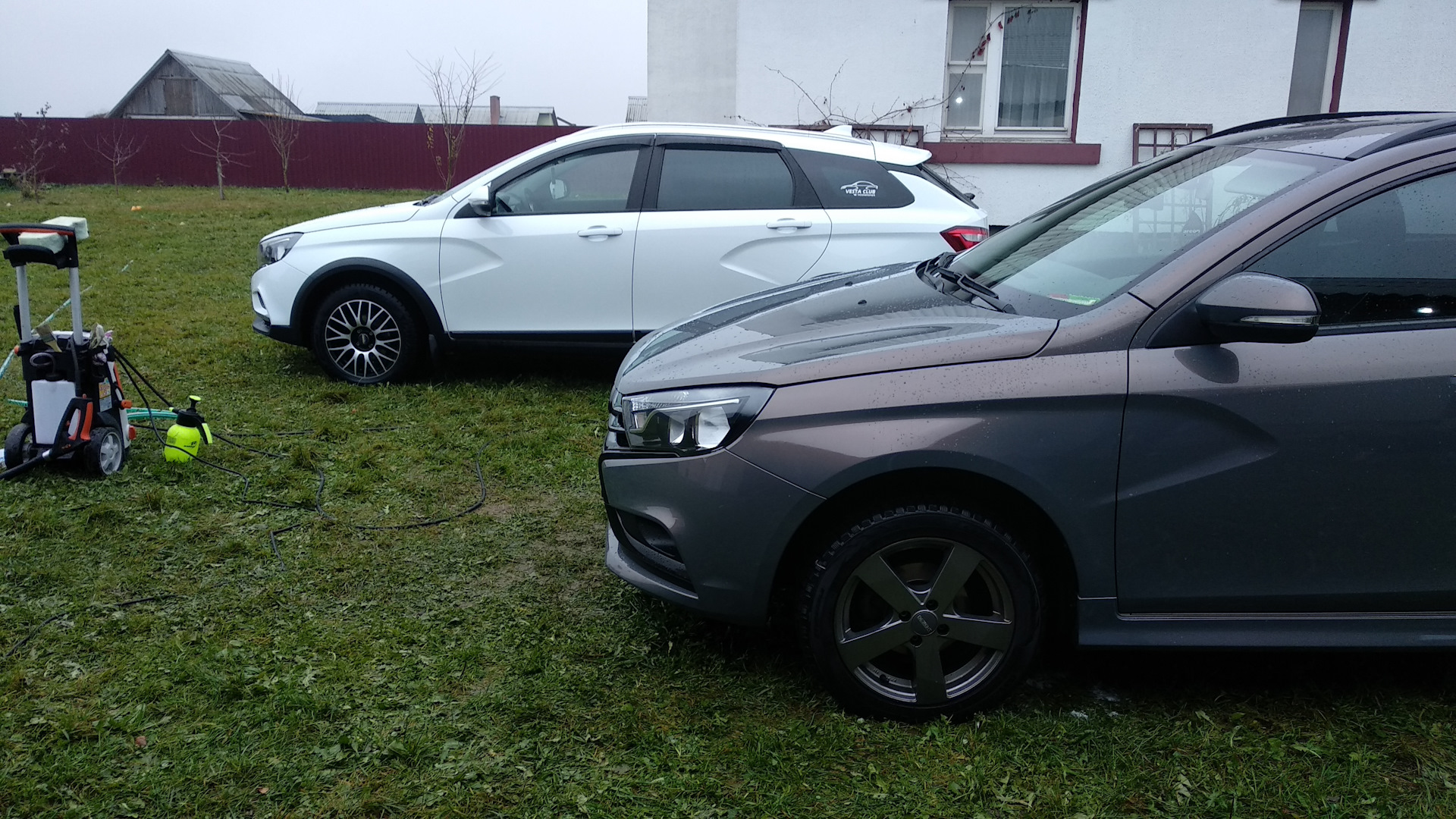 Колечки! Как же я не додумался до их установки сам? — Lada Vesta SW Cross (1G), 1,8 л, 2018 года ...