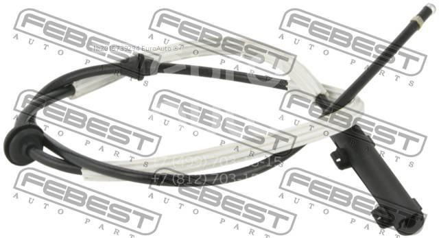 23101TOURIR Трос привода открывания замка капота FEBEST | Запчасти на ...