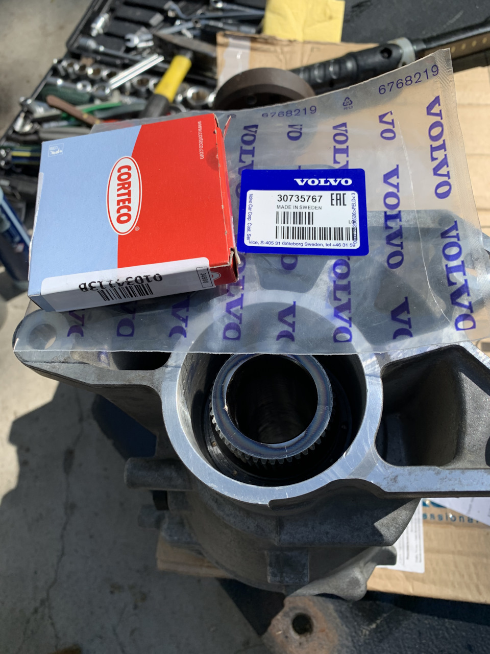 30735767 Уплотнительный кольцо кпп Volvo | Запчасти на DRIVE2