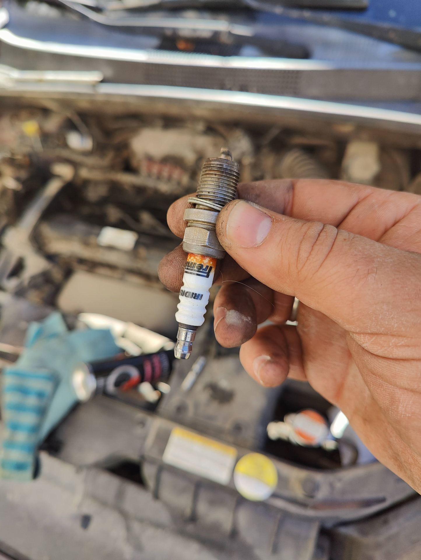 Немного ТО, Замена ВВ проводов, подшибника и прочее — Hyundai Tucson ...