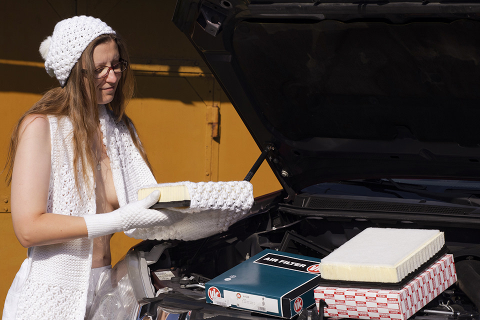 Полная версия записи)) Воздушный фильтр двигателя VIC A529 — не совсем ...