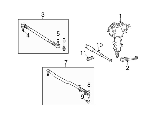 A4634631115 Тяга рулевая Mercedes | Запчасти на DRIVE2