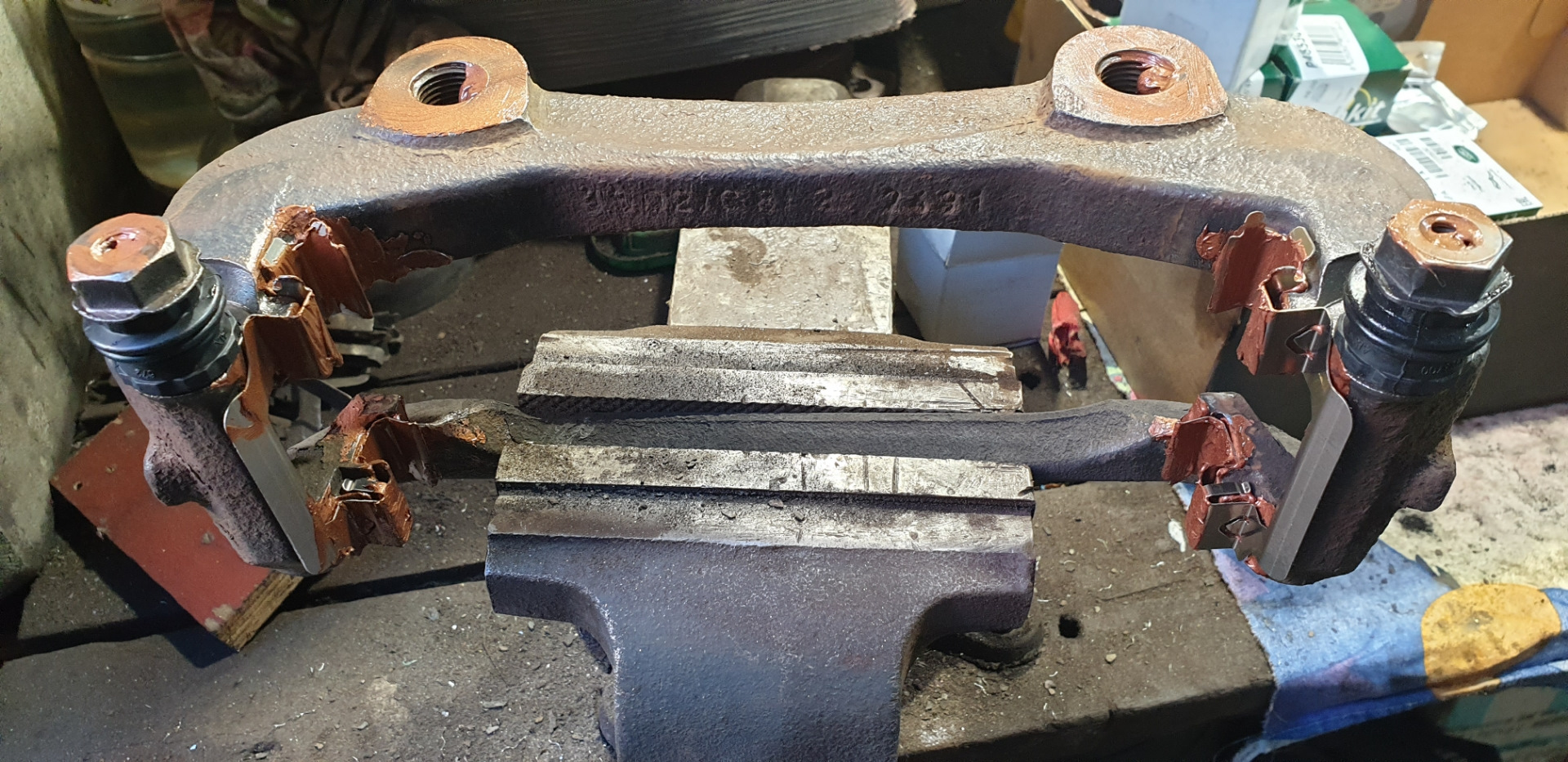 Фront Брейк Пaд, реплэйсмент их — Land Rover Discovery IV, 3 л, 2012 ...