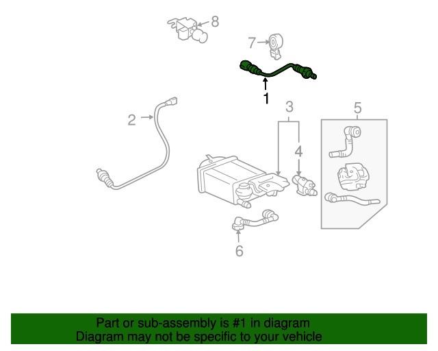 8946733040 Датчик кислородный TOYOTA CAMRY 01- TOYOTA LEXUS | Запчасти ...