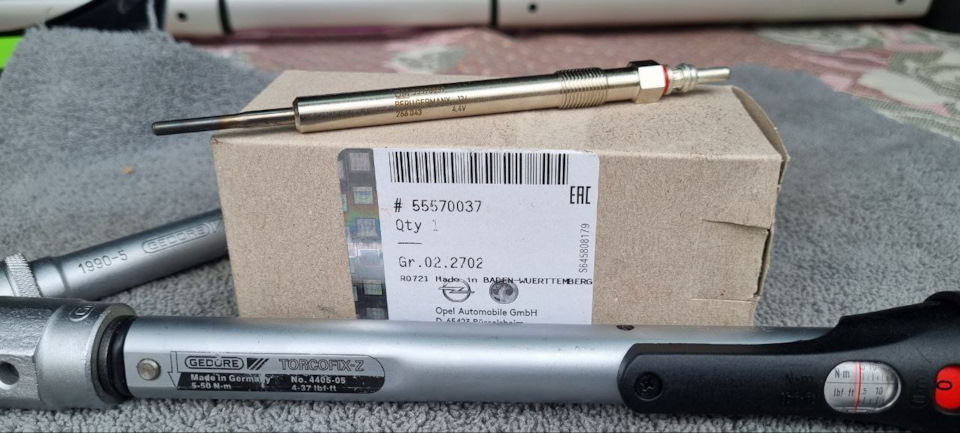 55570037 Свеча накаливания GM | Запчасти на DRIVE2