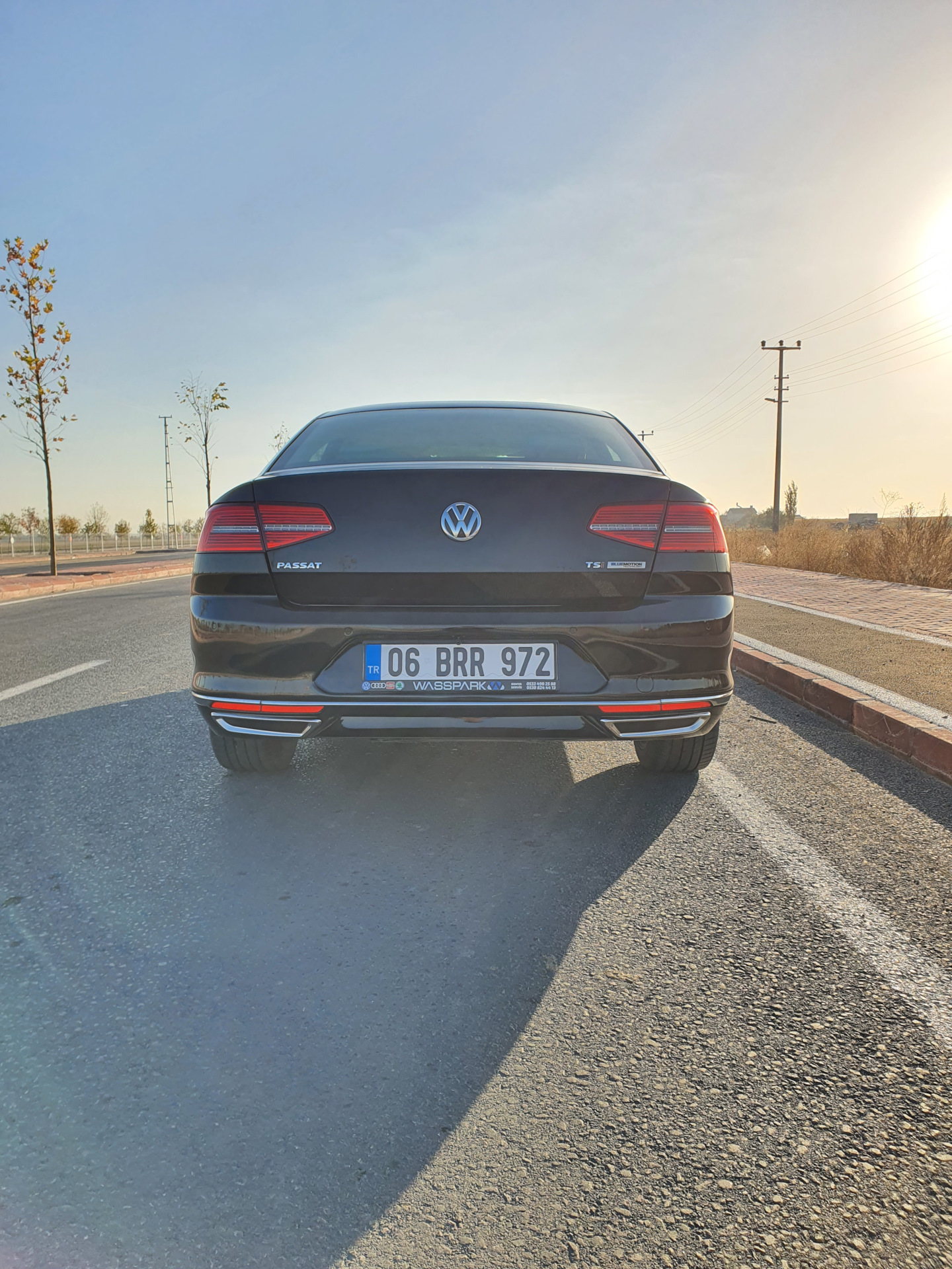 Vw Passat B8 diffuser view — Volkswagen Passat B8, 1,4 л, 2016 года ...