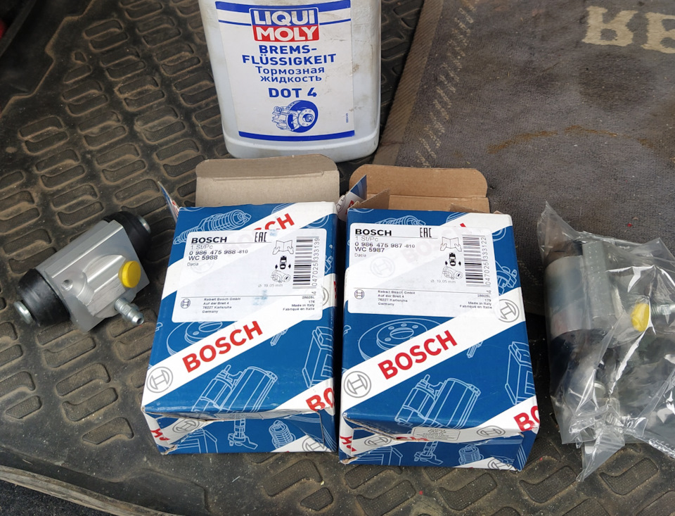 Замена задних тормозных цилиндров. Подкатной домкрат Forsage F-TR20005 ...