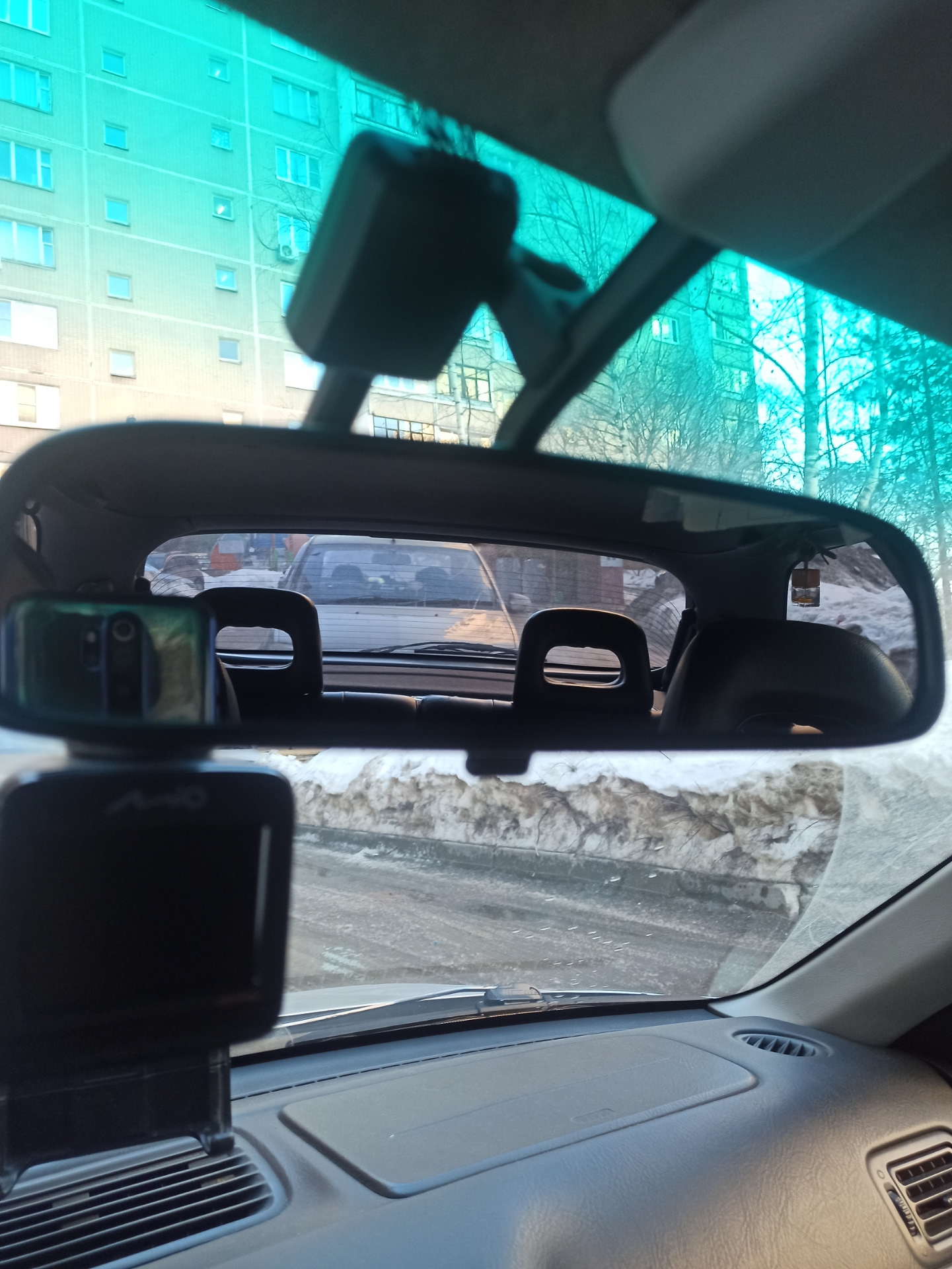 Салонное зеркало — Honda Civic Hatchback (6G), 1,5 л, 2000 года ...