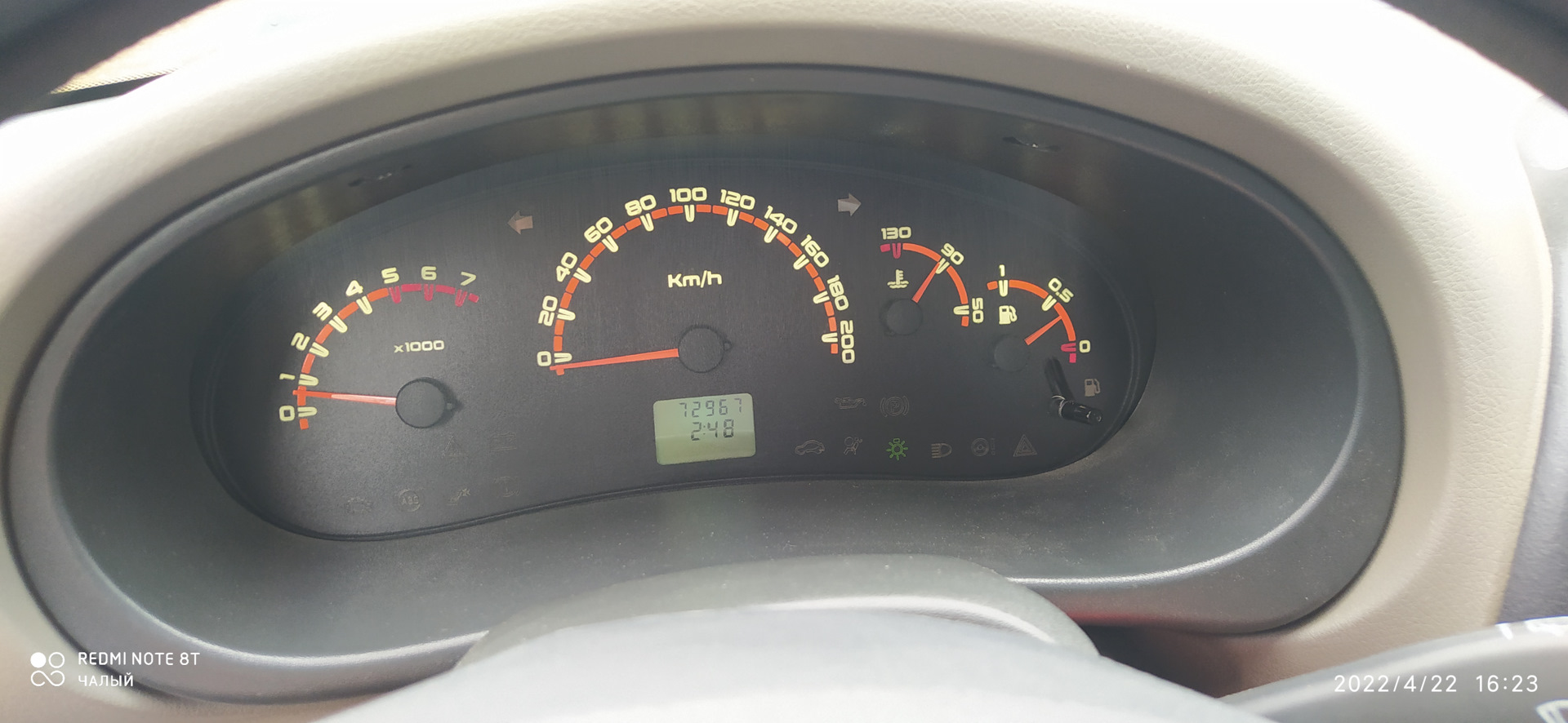 Приборка — Lada Калина универсал, 1,6 л, 2011 года | аксессуары | DRIVE2