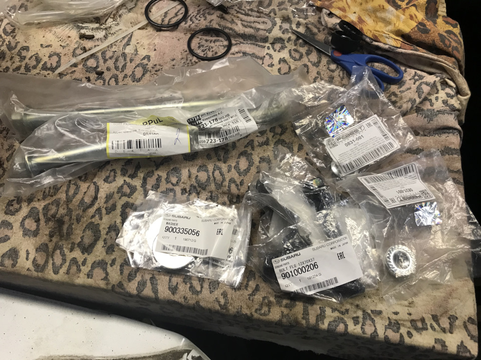 Замена задней подвески Forester SG5 — Subaru Forester (SG), 2 л, 2004 ...