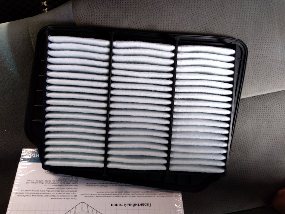 Замена фильтров, обработка салона шашкой и жидкости гур — Daewoo Gentra ...