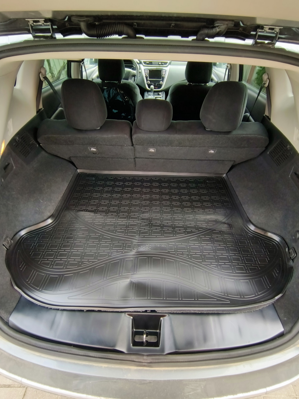 Полиуретановый коврик багажника Мурано z52 — Nissan Murano III, 3,5 л ...
