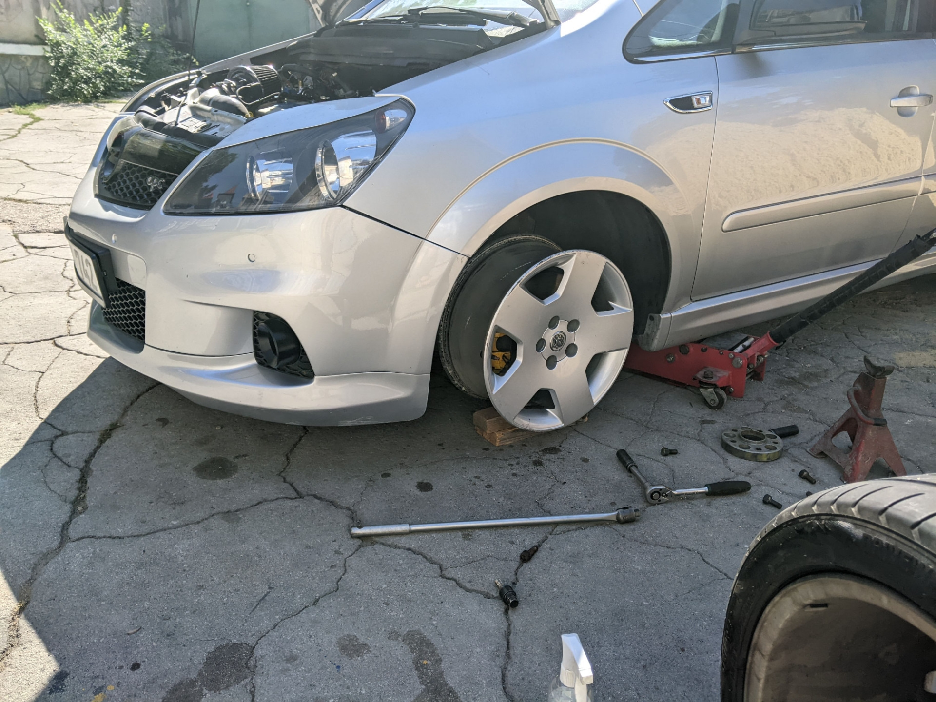 17. Зимние тапочки — Opel Zafira B OPC, 2 л, 2006 года | колёсные диски ...