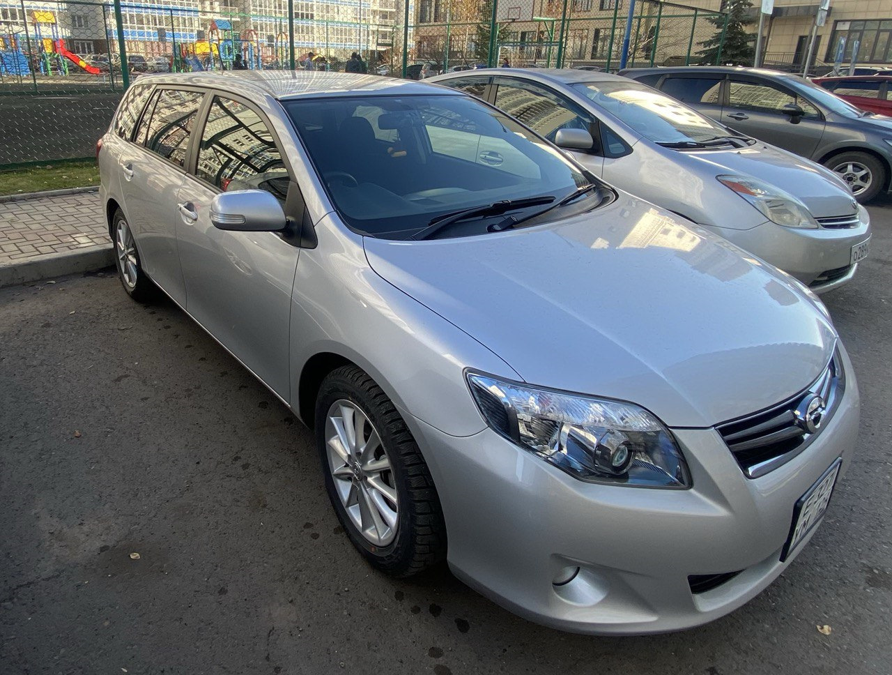 Зимние шины и сход/развал — Toyota Corolla Fielder (E140), 1,8 л, 2010 ...
