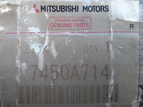 7450A714 РЕШЕТКА РАДИАТОРА Mitsubishi | Запчасти на DRIVE2