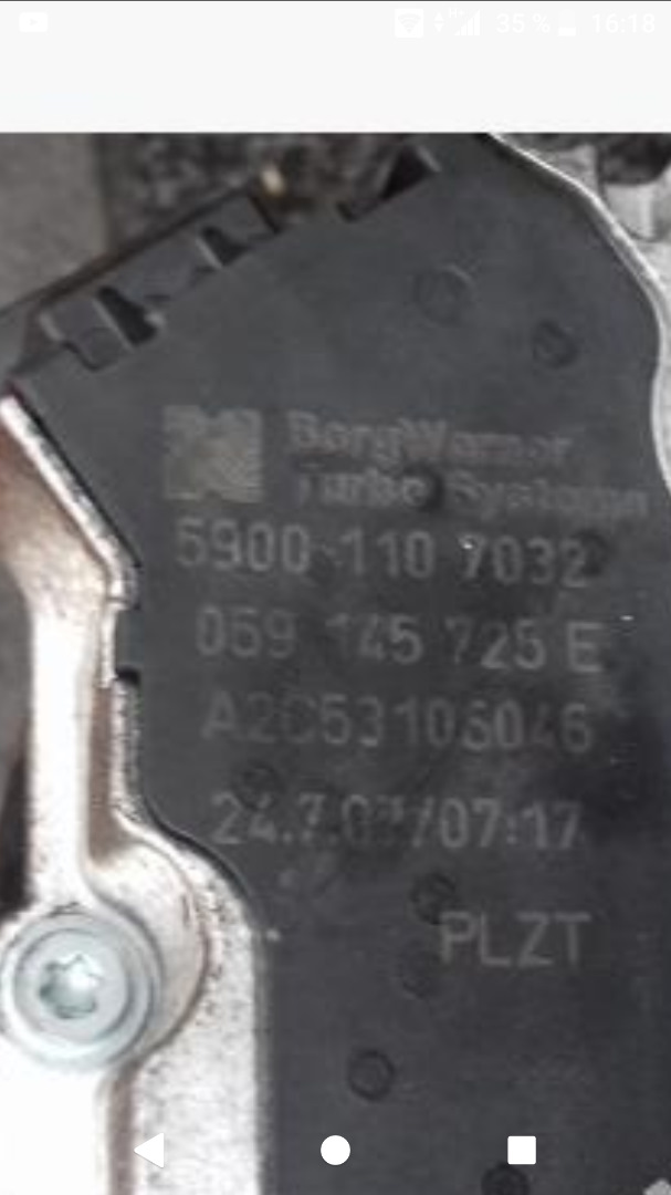 059145725E Турбина 059145715F Audi A6 C6 3.0 TD ASB BKN BKS BMK BNG ...