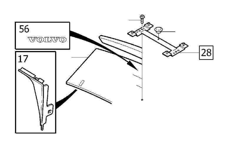 30634364 ручка Volvo | Запчасти на DRIVE2