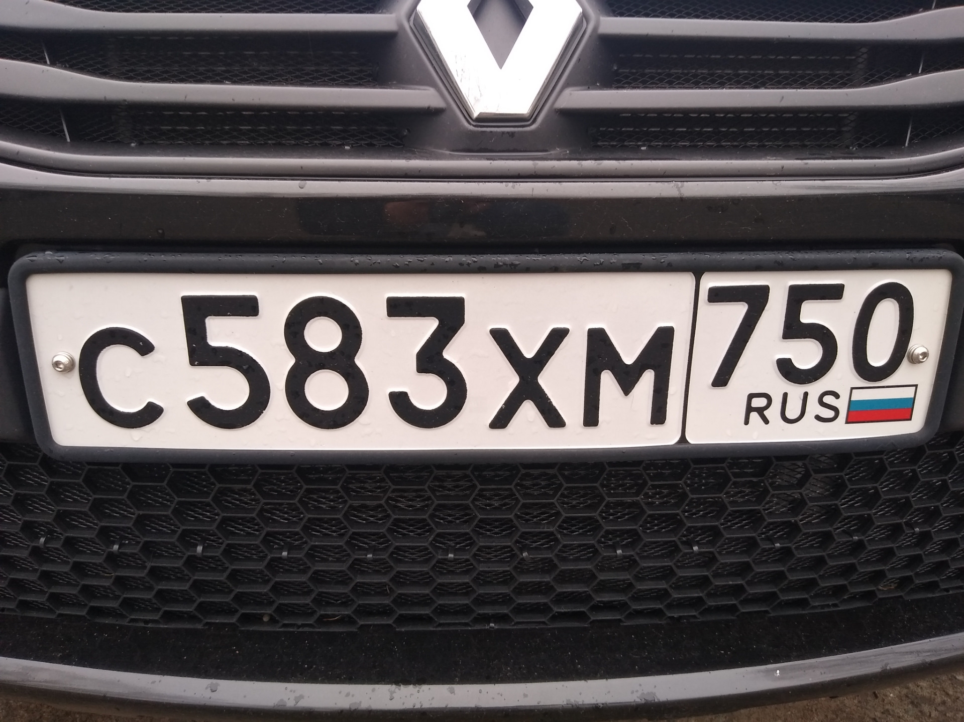 Номерные рамки без лишнего… — Renault Sandero Stepway (1G), 1,6 л, 2011 ...