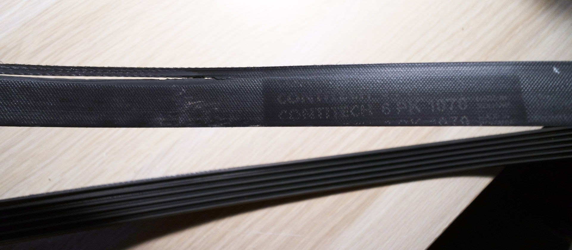 Расслоился ремень CONTITECH 6PK1070 — Peugeot 307, 1,6 л, 2006 года ...