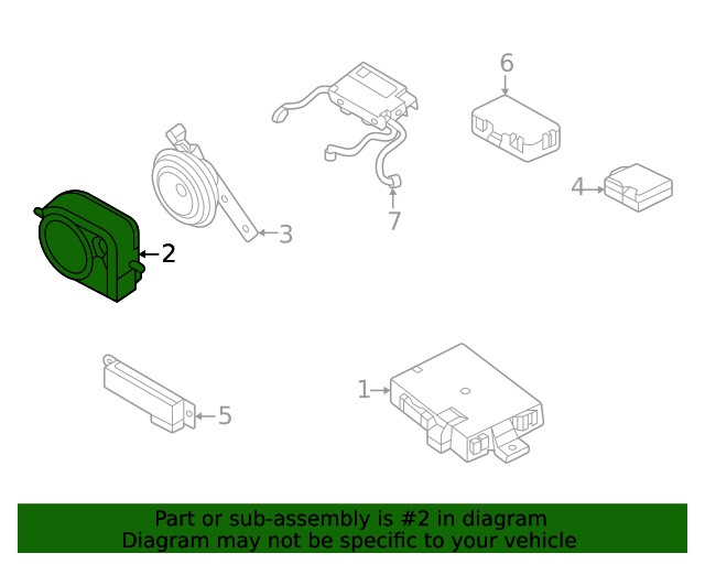 LR067841 СИРЕНА ПР.УГОННОЙ СИГНАЛИЗА Jaguar Land Rover | Запчасти на DRIVE2