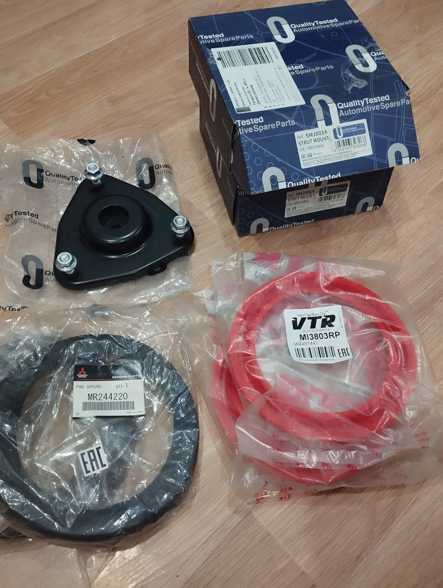 Передние стойки замена — Mitsubishi Outlander (1G), 2,4 л, 2006 года ...