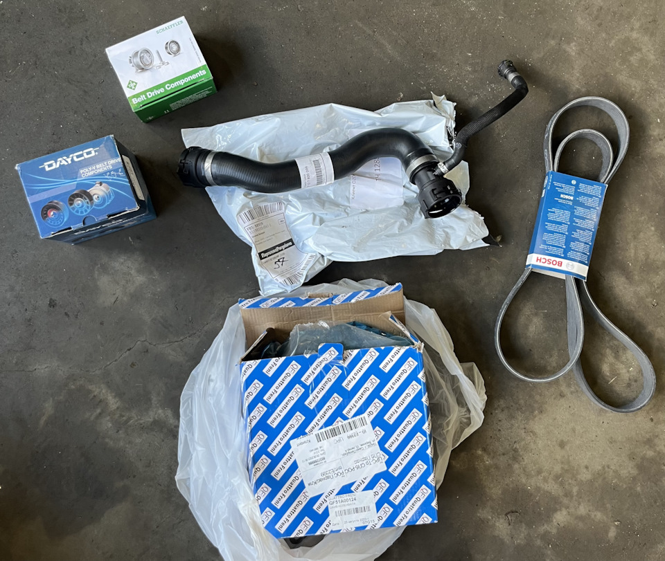 18. Замена патрубка системы охлаждения, соединительного фланца ...