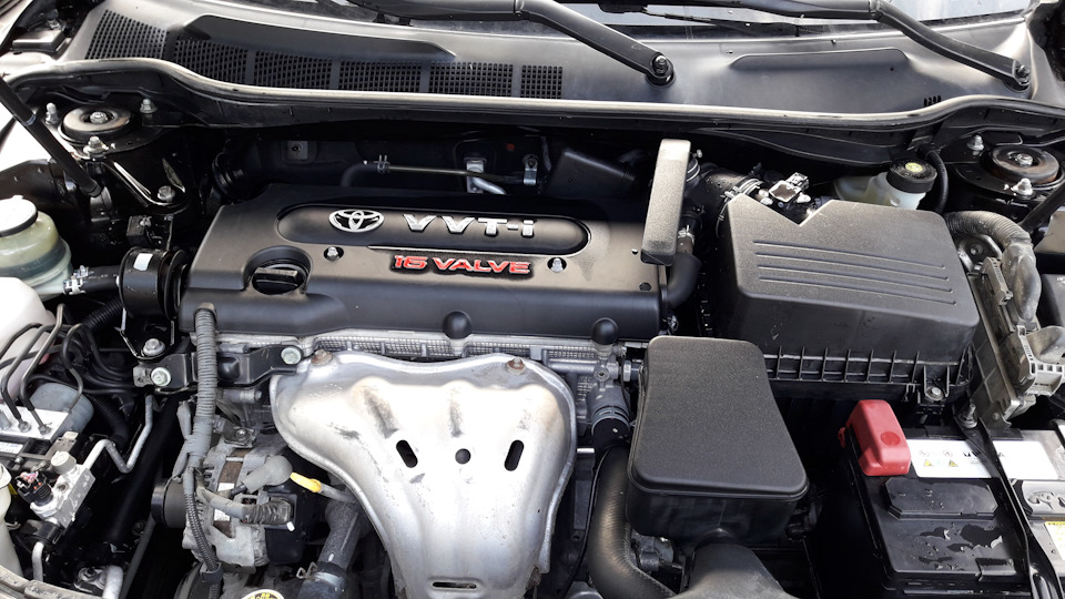мойка двигателя и ремонт подвески — Toyota Camry (XV40), 2,4 л, 2009 ...