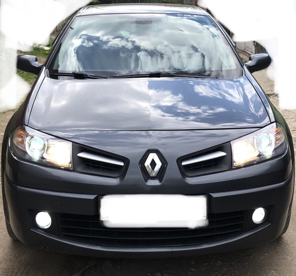 Новые «ноздри» 🐽 — Renault Megane II, 1,6 л, 2008 года | другое | DRIVE2