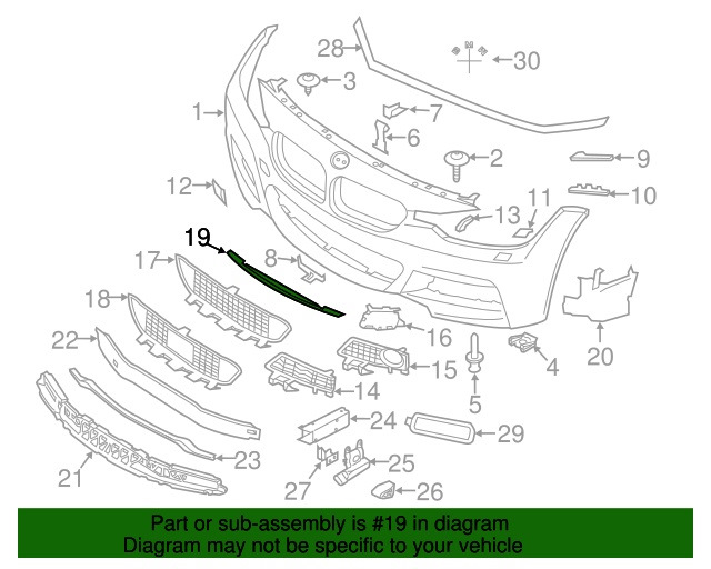 51118068130 Адаптер экрана мот.отсека BMW | Запчасти на DRIVE2