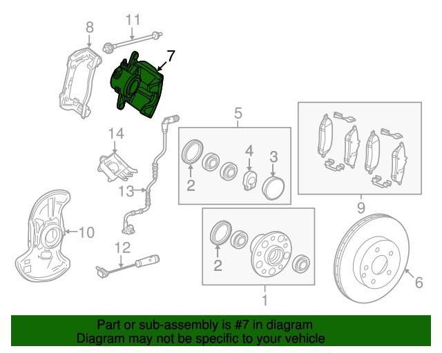 A2044213581 Суппорт тормозной Mercedes | Запчасти на DRIVE2