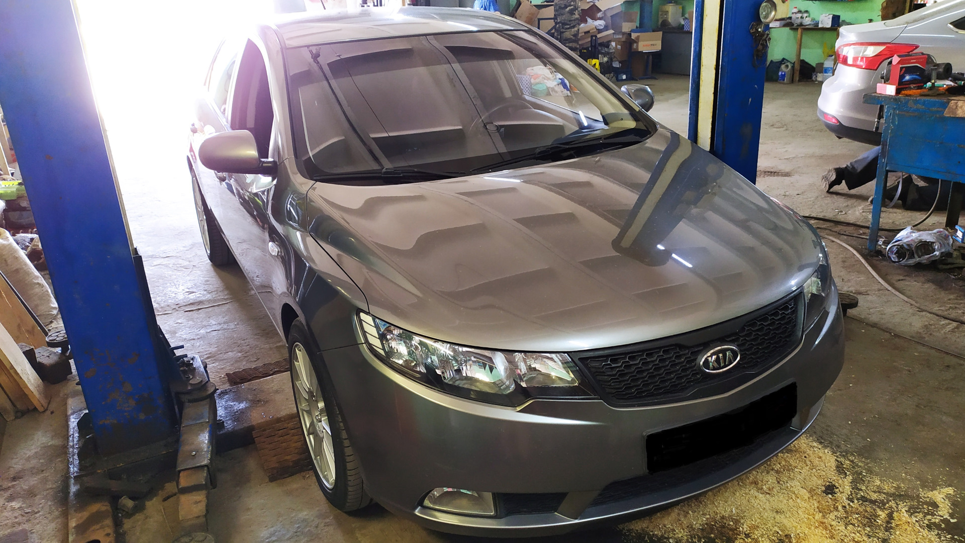 Передние фары KIA Cerato 2 92101-1M020 — 92102-1M020 — KIA Cerato (2G), 1,6 л, 2012 года ...