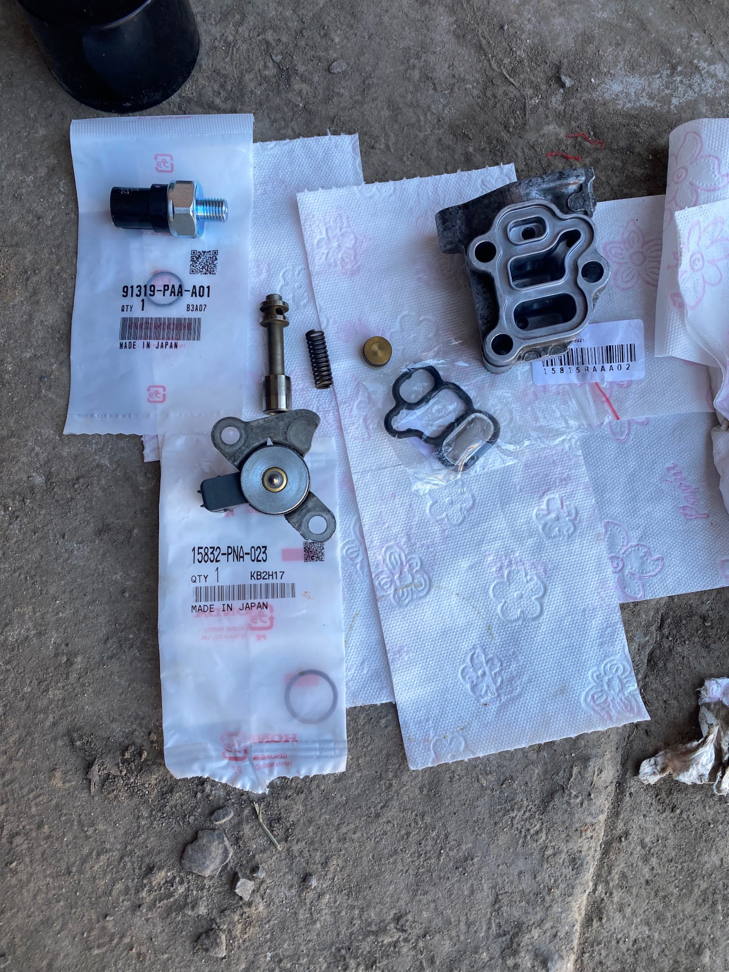 Чистка клапана VTEC, ошибки p2646, p2647 — Honda CR-V (RE), 2,4 л, 2008 ...