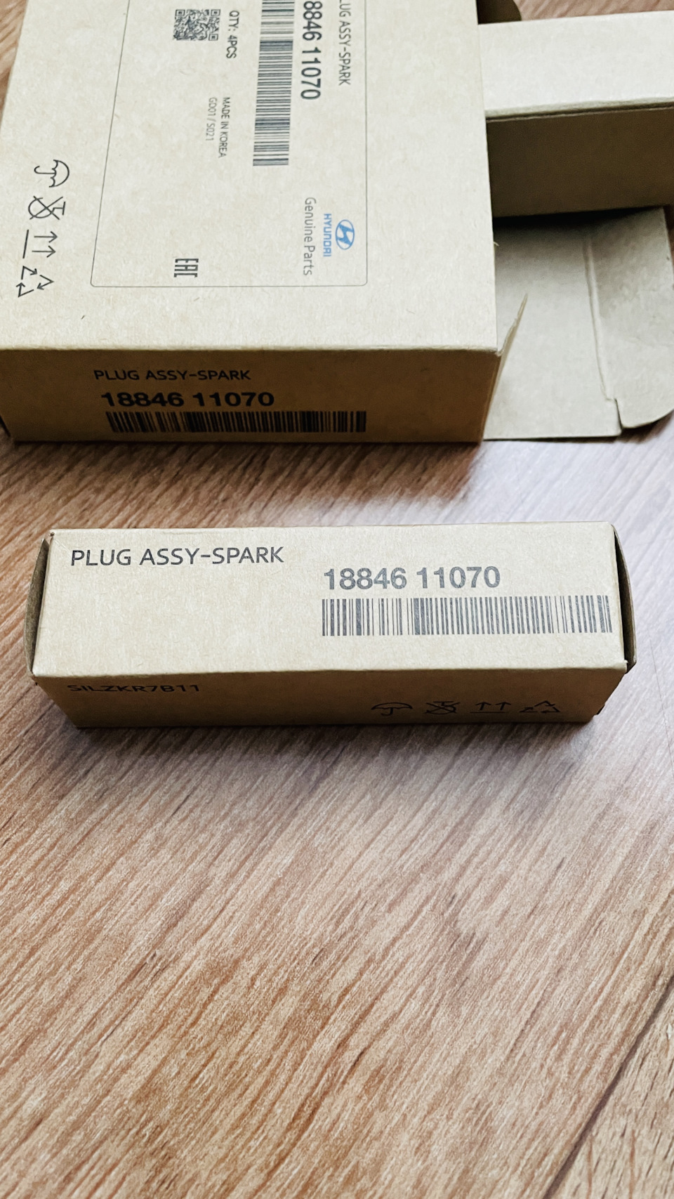 1884611070 СВЕЧИ ЗАЖИГАНИЯ KIA HYUNDAI | Запчасти на DRIVE2