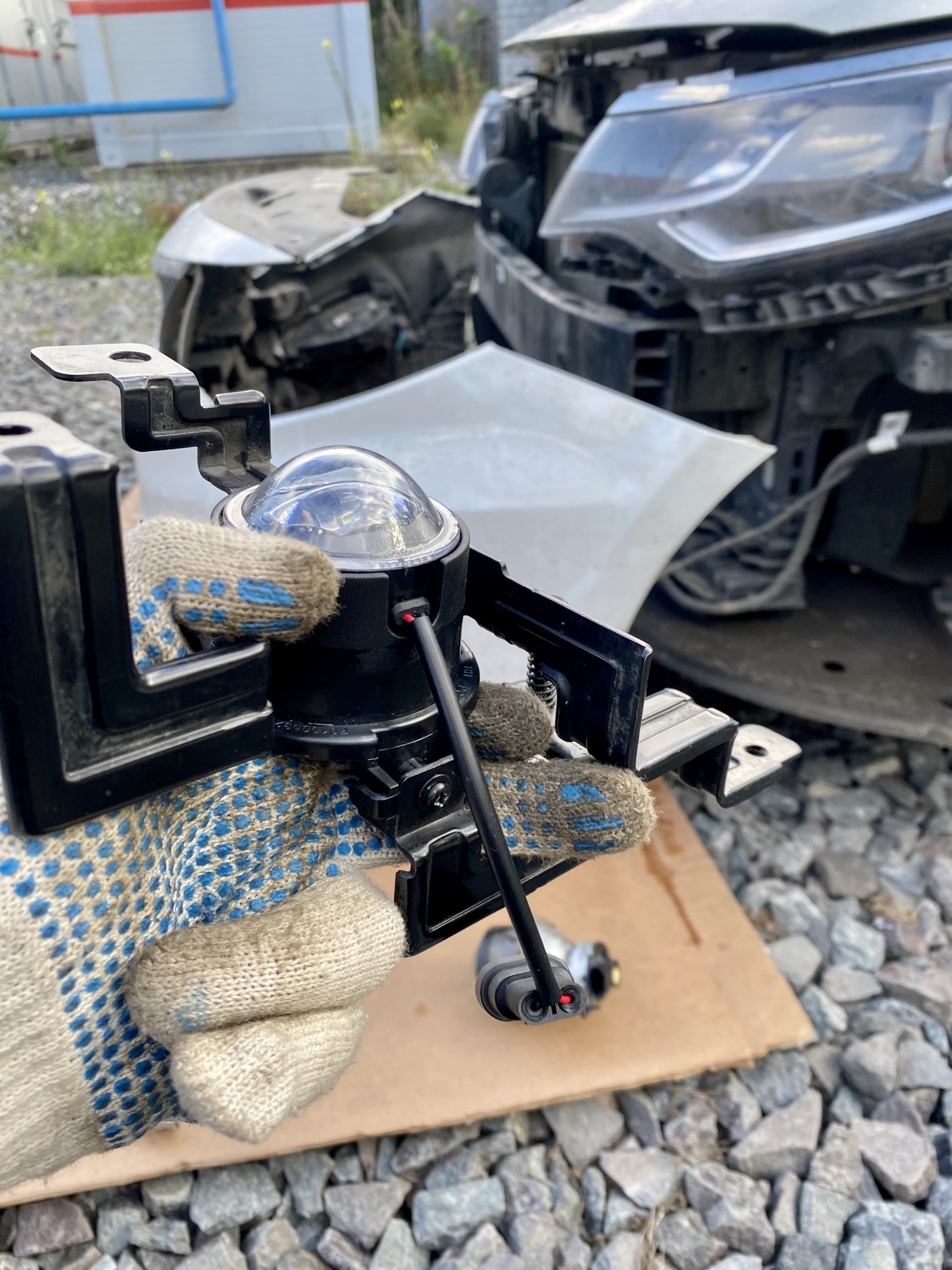 Установка светодиодных ПТФ MTF Light — KIA Optima (4G), 2 л, 2020 года ...