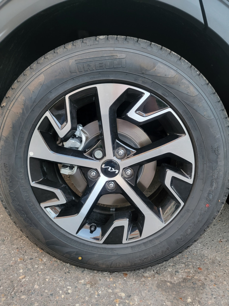 Секретки на колеса — KIA Sportage (5G), 2 л, 2024 года | аксессуары ...