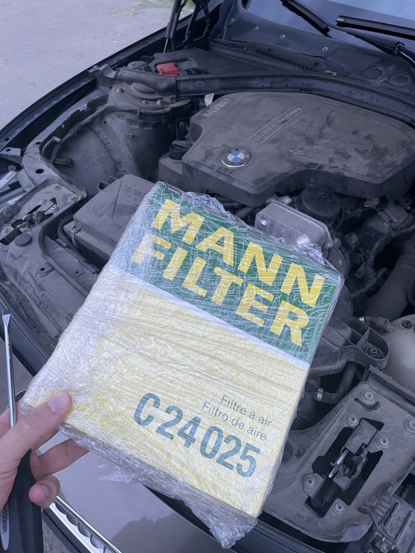 Масло-масло — BMW 3 series (F30), 2 л, 2013 года | плановое ТО | DRIVE2