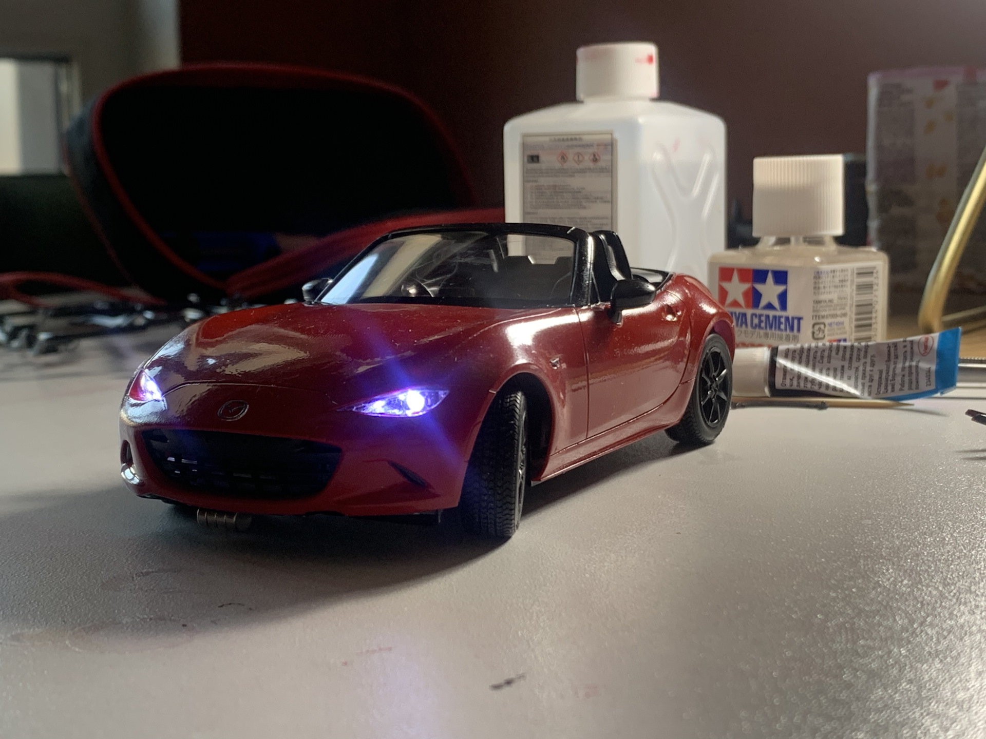 Доделал Tamiya Mazda Mx-5 roadster — Mazda MX-5 (ND), 1,5 л, 2015 года | своими руками | DRIVE2