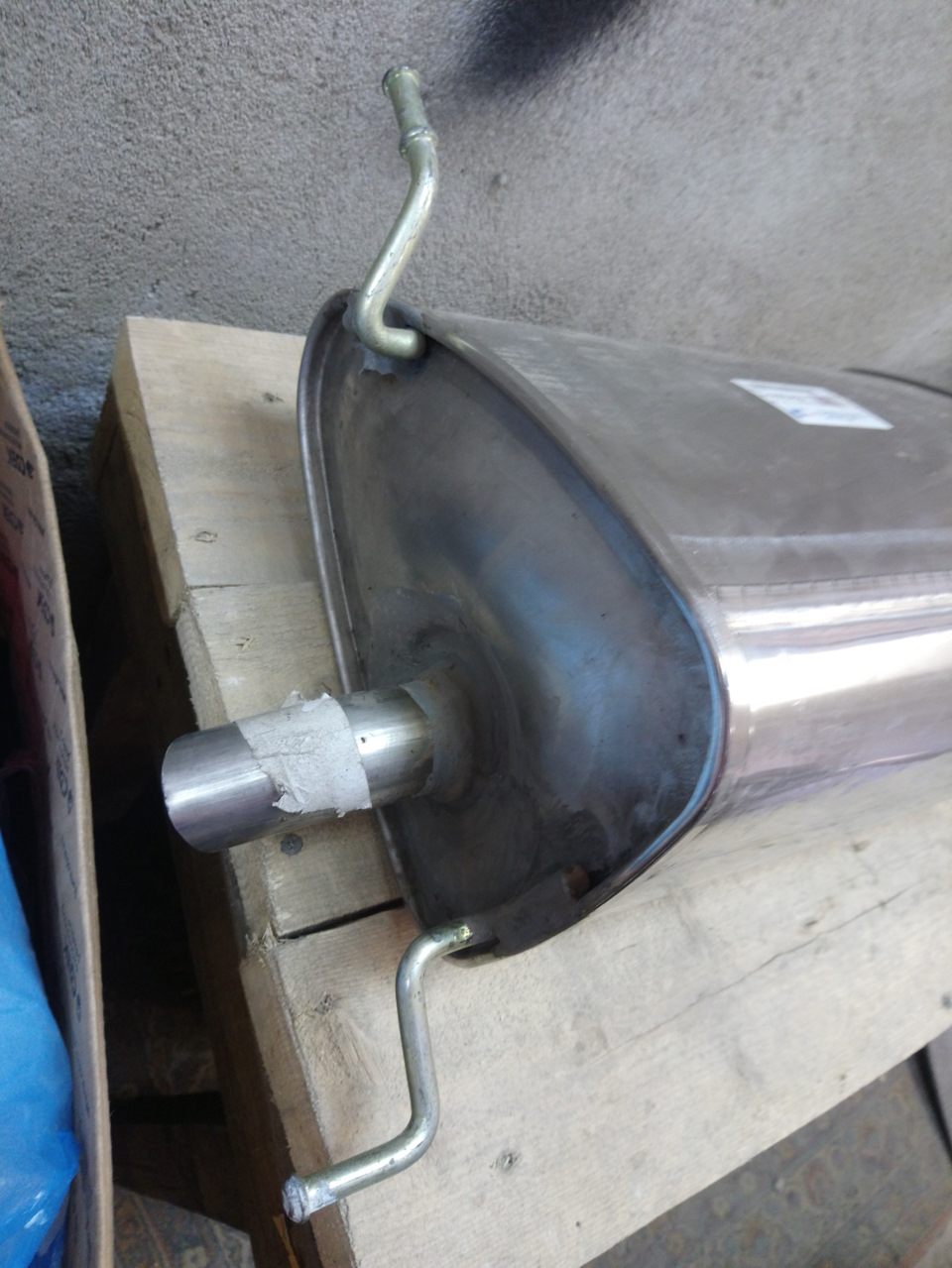 Выхлопная система — Chevrolet Lacetti 5D, 1,6 л, 2011 года | своими ...