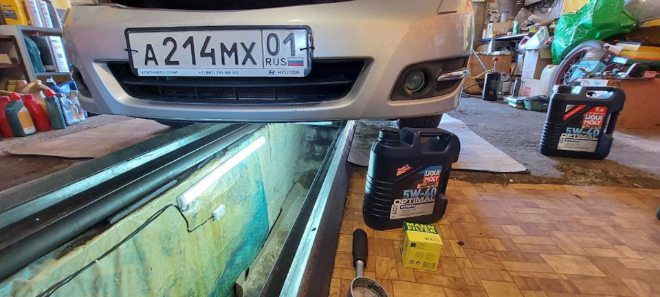 7000 км замена масла в двигателе — Nissan Teana (J32), 2,5 л, 2012 года ...