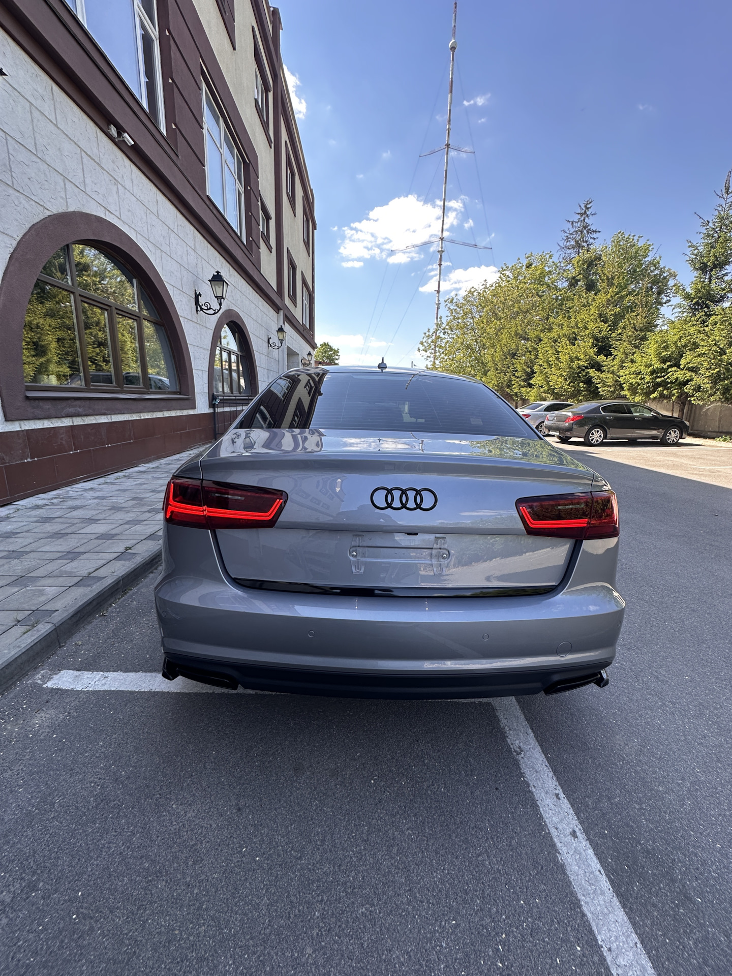 Shadow line полный антихром :) — Audi A6 (C7), 2 л, 2017 года | тюнинг ...