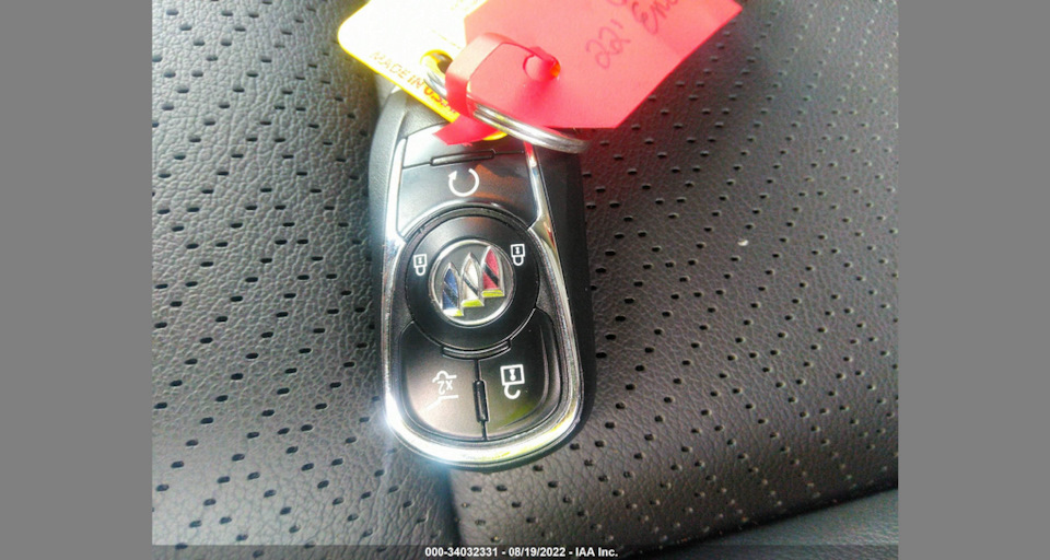 #25. Второй ключ для автомобиля — Buick Encore GX, 1,3 л, 2022 года ...