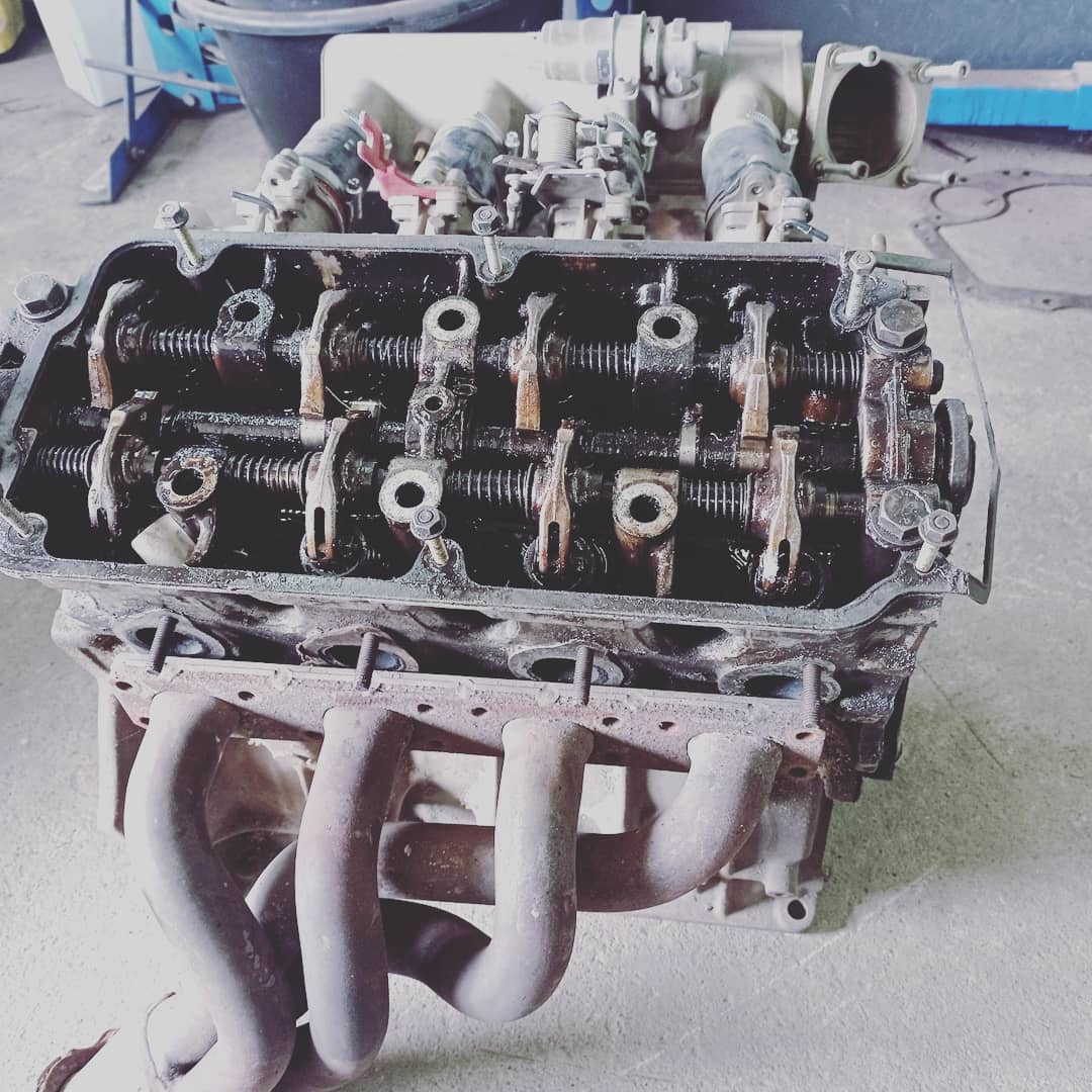 BMW engine m10, intake manifold Alfa romeo 1.8ts, exhaust manifold bmw ...