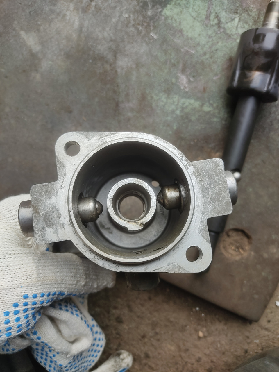 Механизм выбора передач, ремонт. — Volkswagen Transporter T5, 1,9 л ...