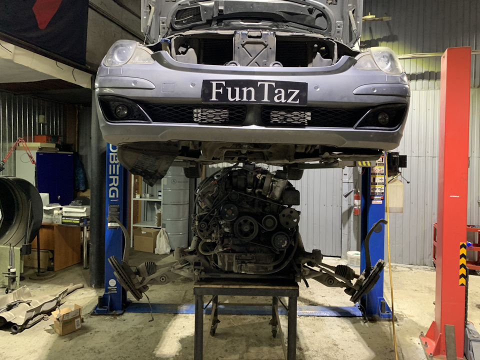 Ревизия с полной разборкой и чисткой двигателя M113 — Mercedes-Benz R ...