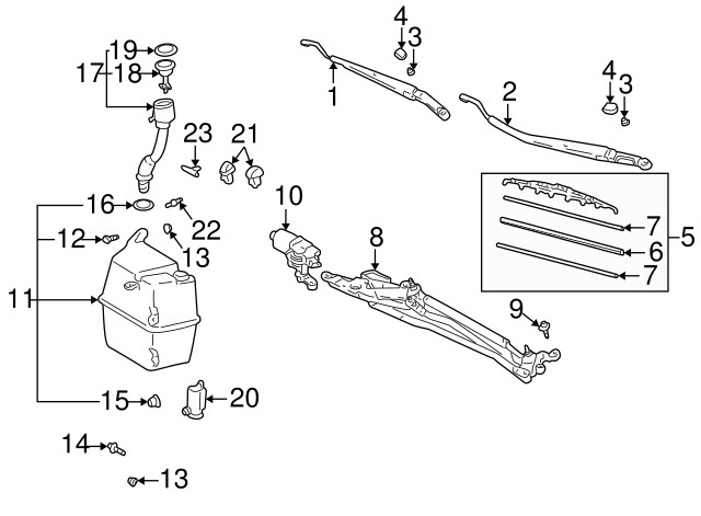 8531520600 Бачок омывателя для Celica TOYOTA LEXUS | Запчасти на DRIVE2