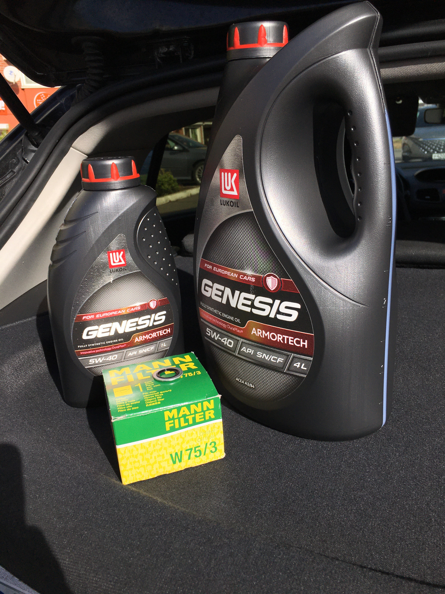 Залил на зиму LUKOIL GENESIS ARMORTECH 5w40. — Renault Megane III, 1,6 ...