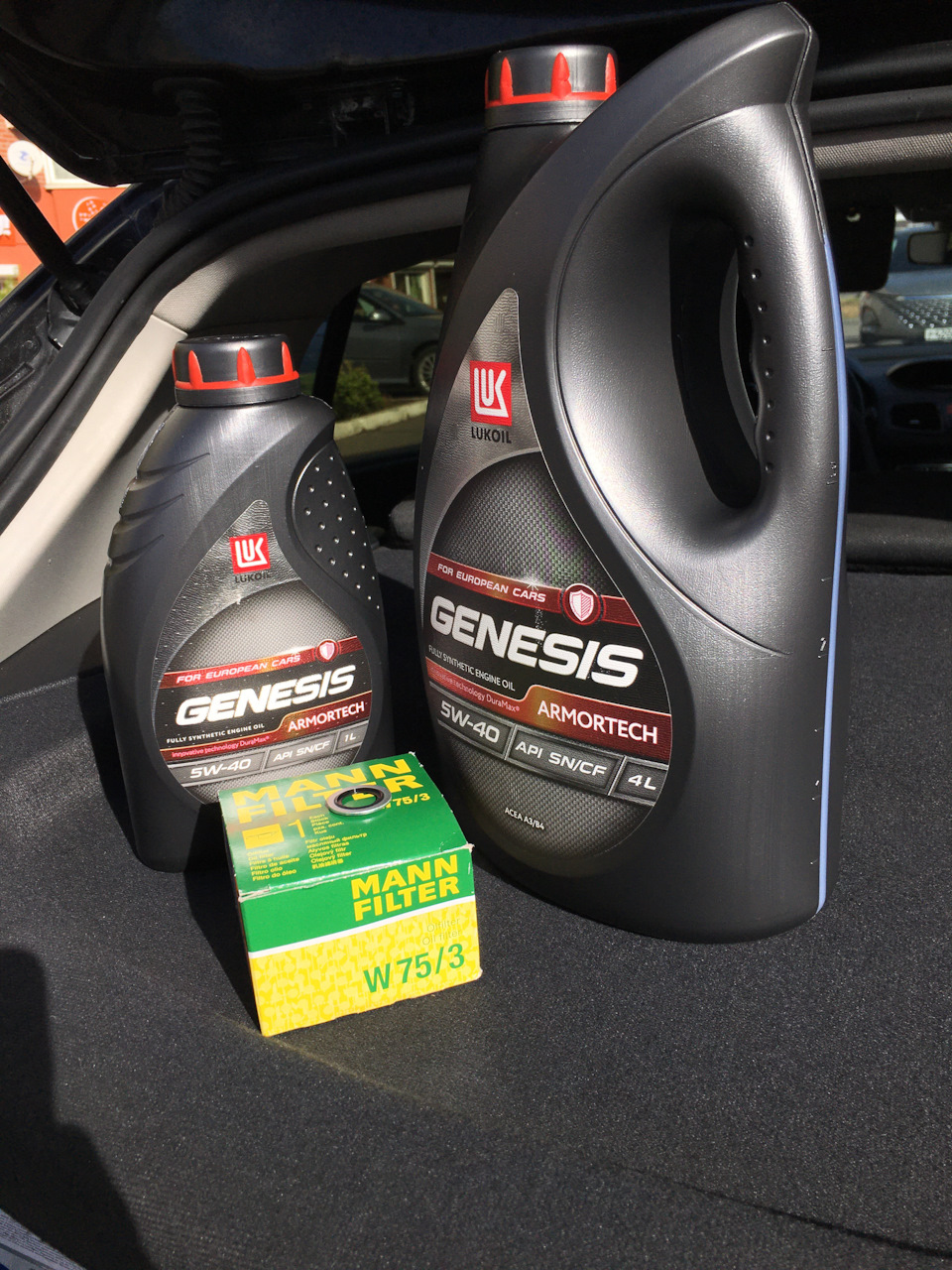 Залил на зиму LUKOIL GENESIS ARMORTECH 5w40. — Renault Megane III, 1,6 ...