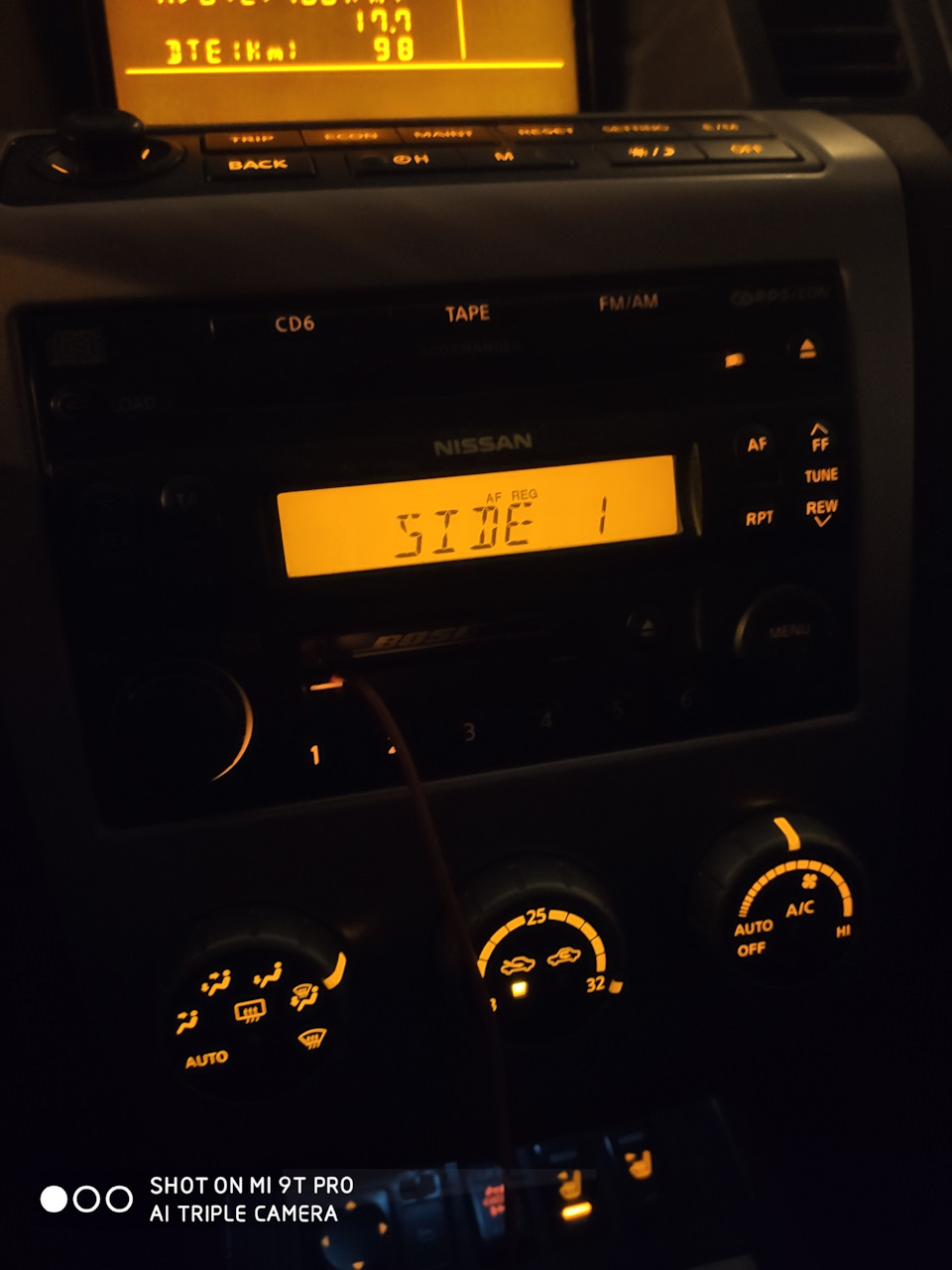 Штатная магнитола и рыжий экран — Nissan Murano I, 3,5 л, 2006 года ...