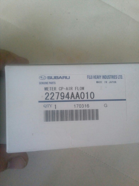 22794AA010 датчик расхода воздуха SUBARU | Запчасти на DRIVE2