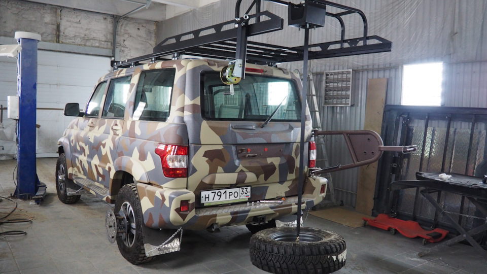 БАГАЖНИК ЭКСПЕДИЦИОННЫЙ АВС-ДИЗАЙН НА КРЫШУ UAZ ПАТРИОТ 2005- (БЕЗ ...